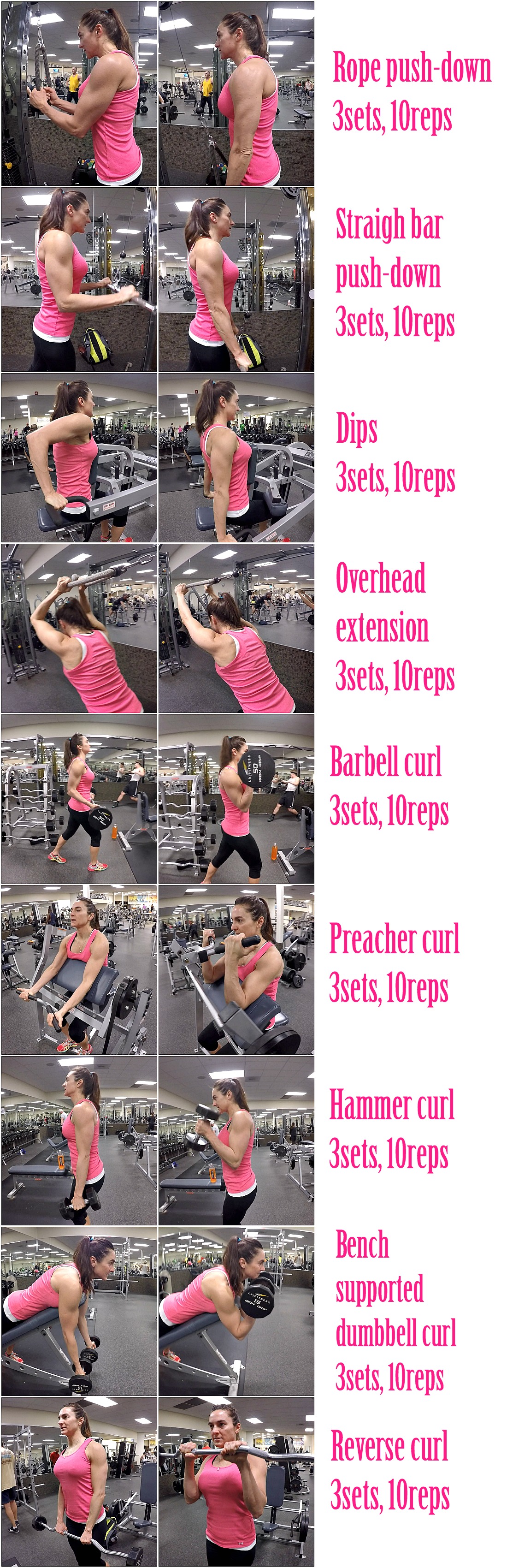 5 Week Fit Challenge Day 2-ARMS