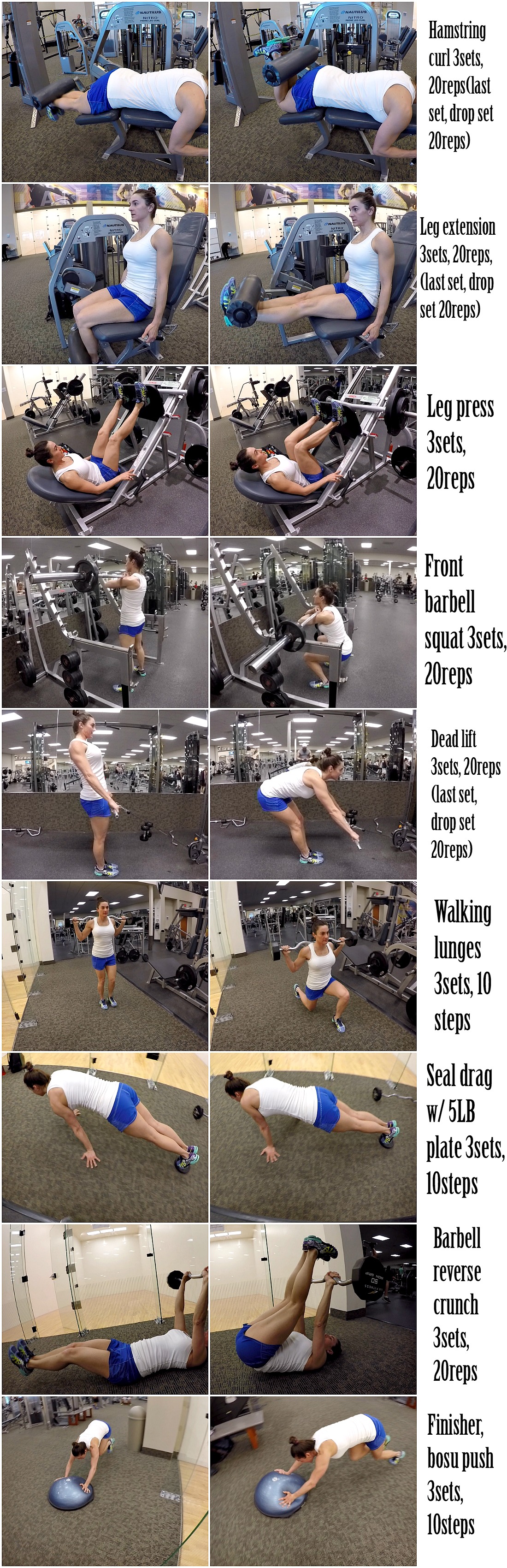 5 Weeks to Get Fit ChallengeDay 25- LEGS & ABS | Fitness Food Diva