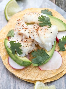 Baja Fish and Avocado Tostadas | Fitness Food Diva