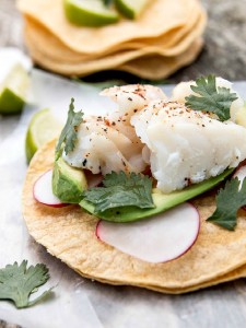 Baja Fish and Avocado Tostadas | Fitness Food Diva
