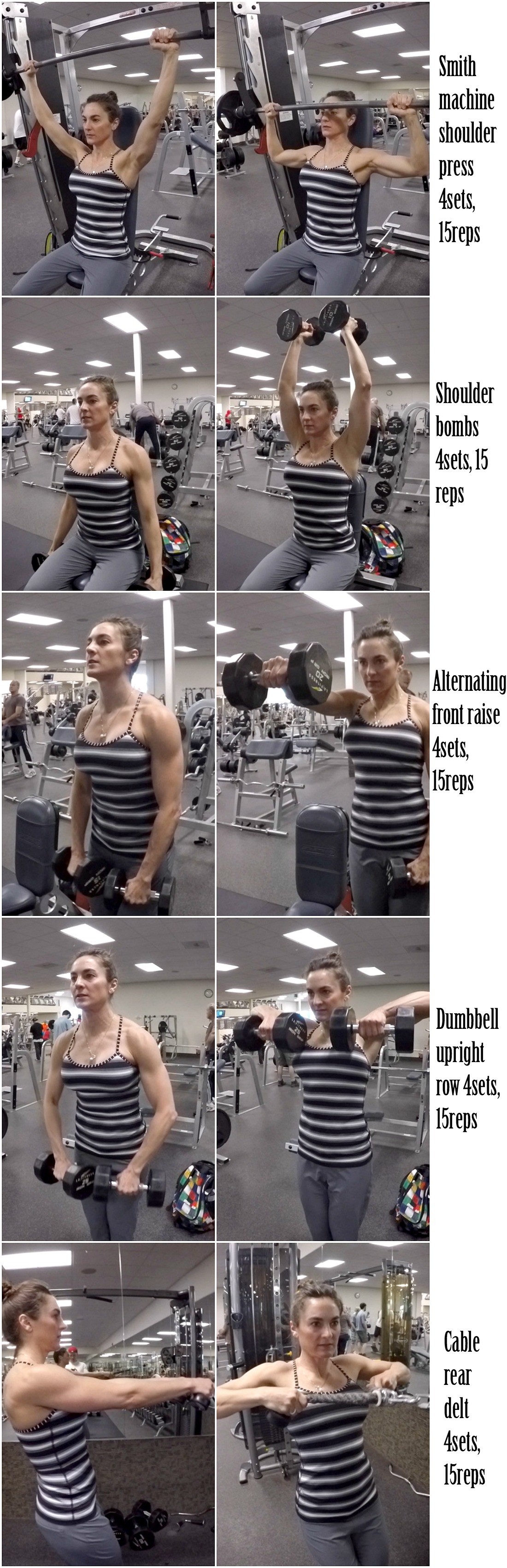 5 Weeks To Get Fit Challenge Day 34-SHOULDERS | Fitness Food Diva