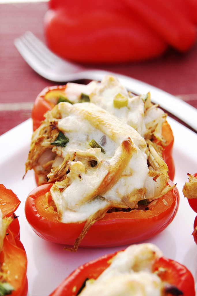 Philly Chicken Stuffed Peppers